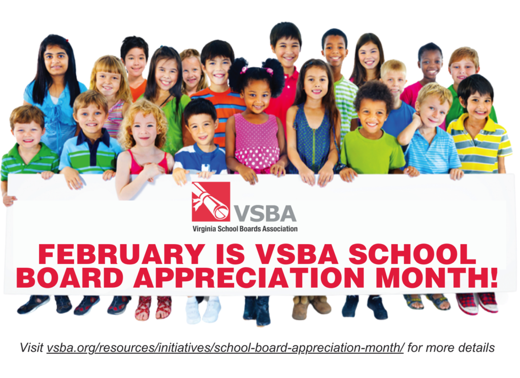 February is VSBA School Board Appreciation Month! - VSBA
